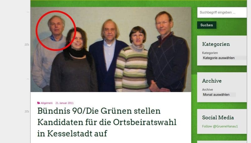 Vater des Hanau-Mörders war offenbar Grün-Kandidat - Unzensuriert