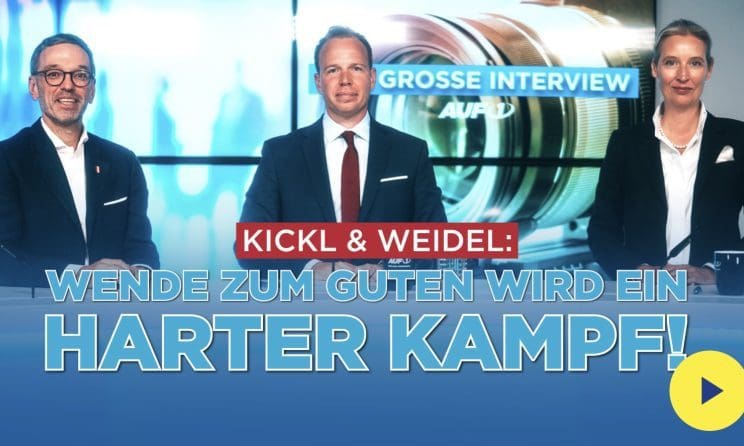 Kickl und Weidel im AUF1-Gespräch: „Wende zum Guten wird ein harter ...